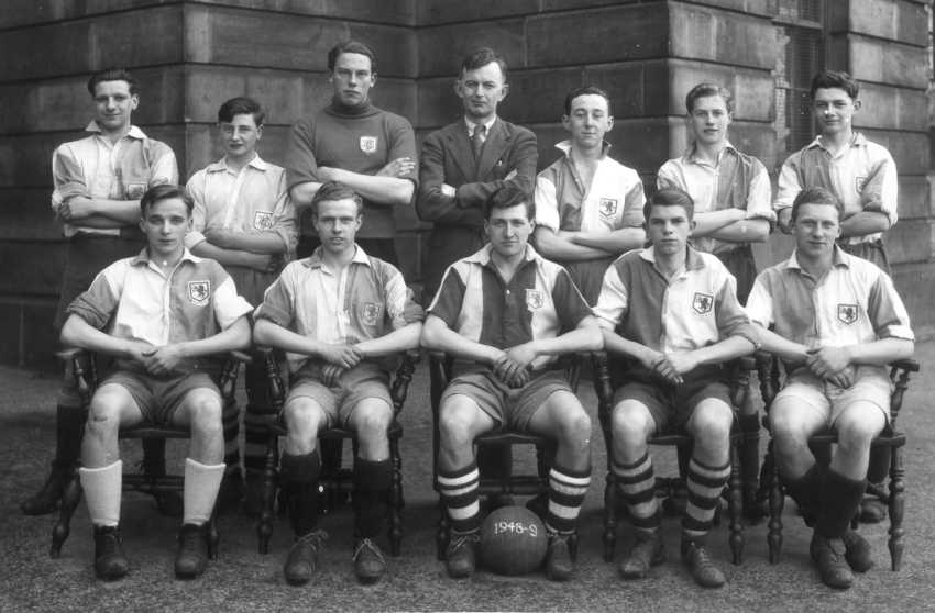 King Edward VII School Sheffield - SOCCER FIRST XI 1948-49